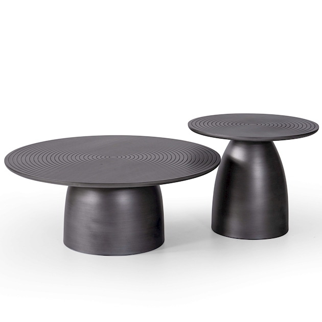 | BOÈM- Shop OnlineCenter Table Set HT Monza Silver